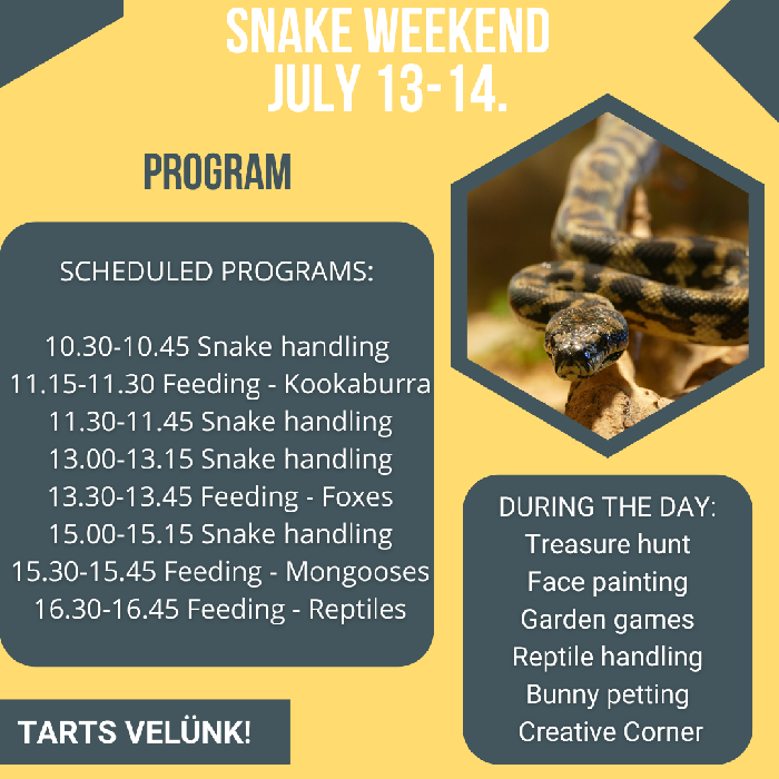 SNAKE WEEKEND :: Mecske Zoo